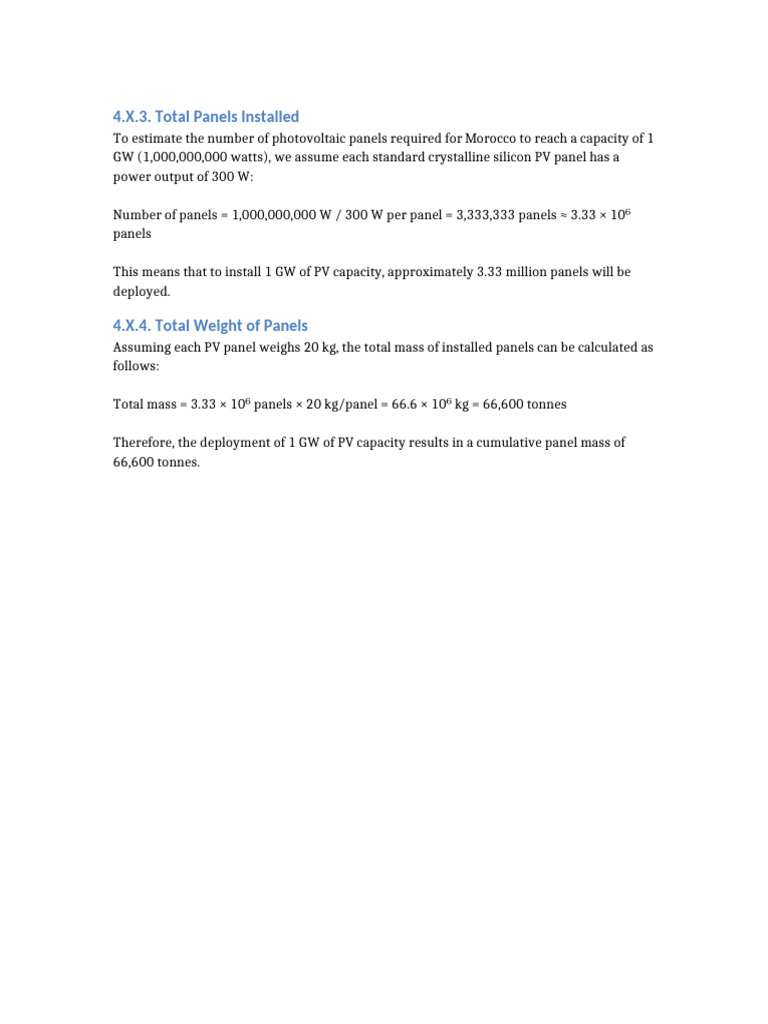 PV Calculations Thesis | PDF