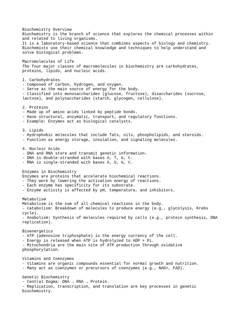 Biochemistry | PDF | Biochemistry | Chemistry
