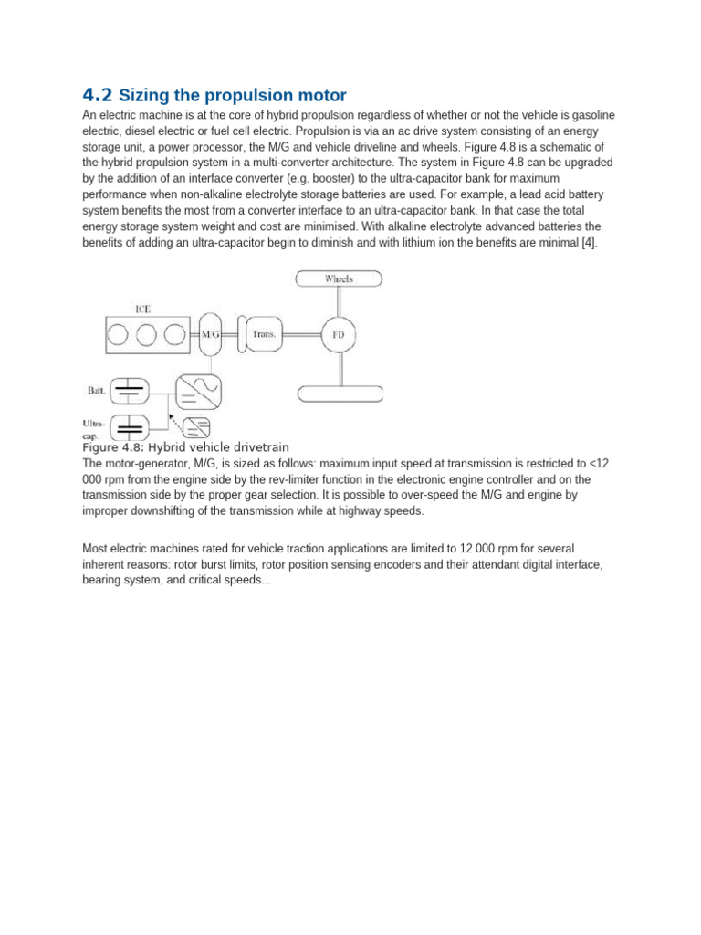 Motor Sizing | PDF