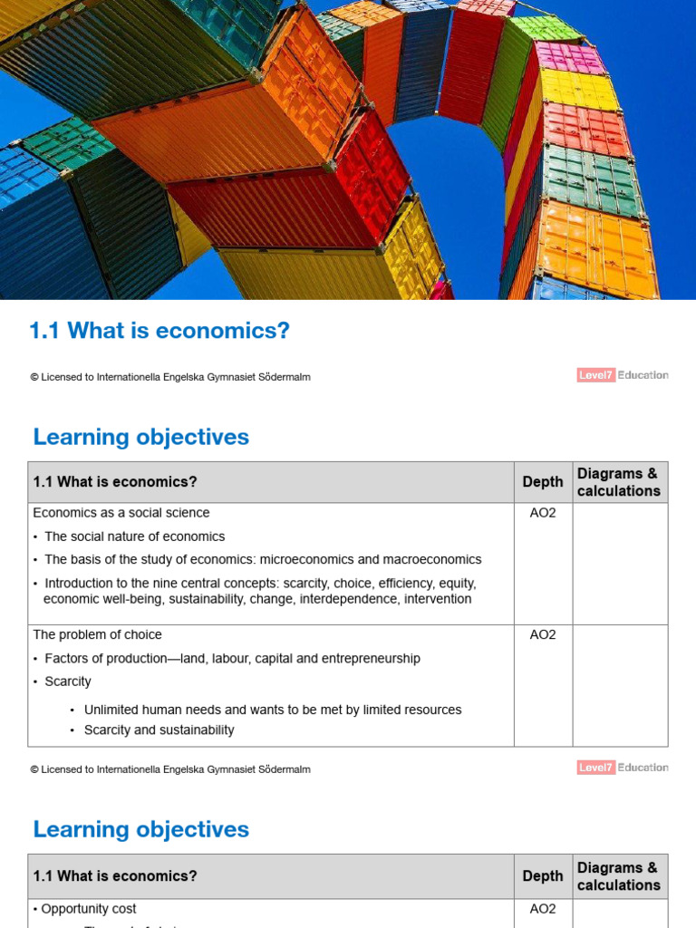Introduction to Economics Concepts | PDF | Economics | Economies