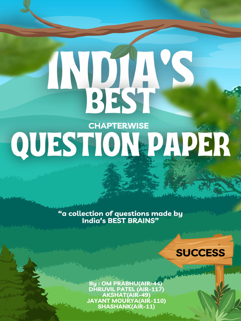 PGD - Best Question Paper | PDF