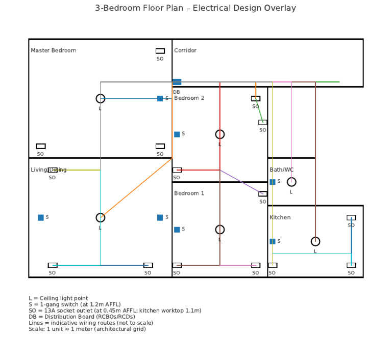 3bed Electrical Overlay | PDF