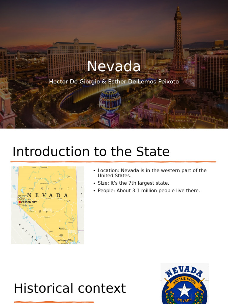Overview of Nevada's History and Economy | PDF