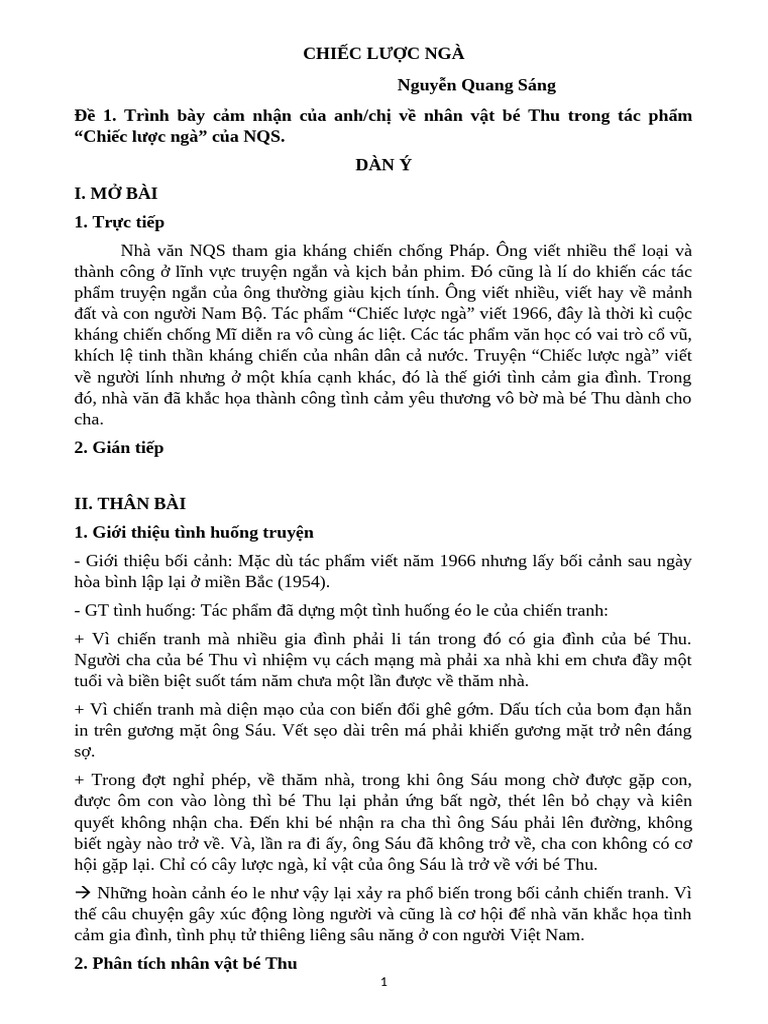 Chiec Luoc Nga 4 | PDF