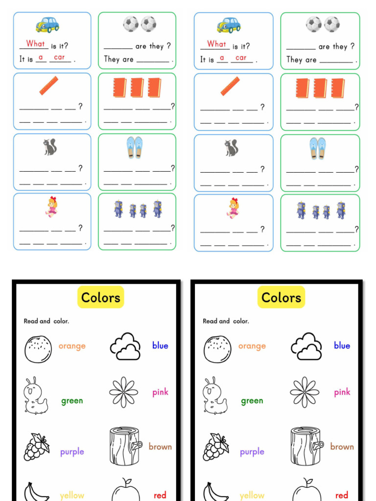 English Worksheet P.1 | PDF