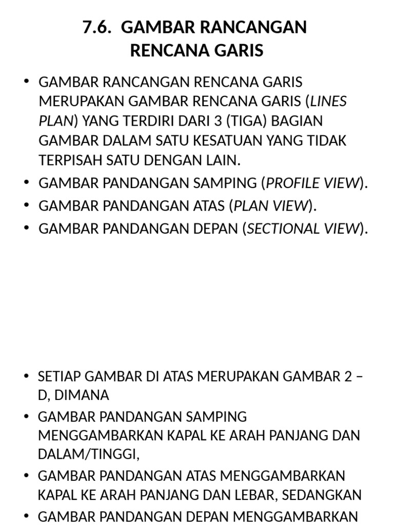 8 A Gambar Rancangan Rencana Garis | PDF