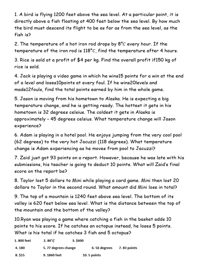 Int Test 4 | PDF