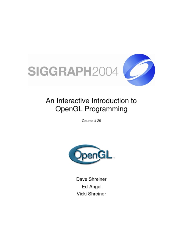OpenGL Paper | PDF | Shader | Texture Mapping