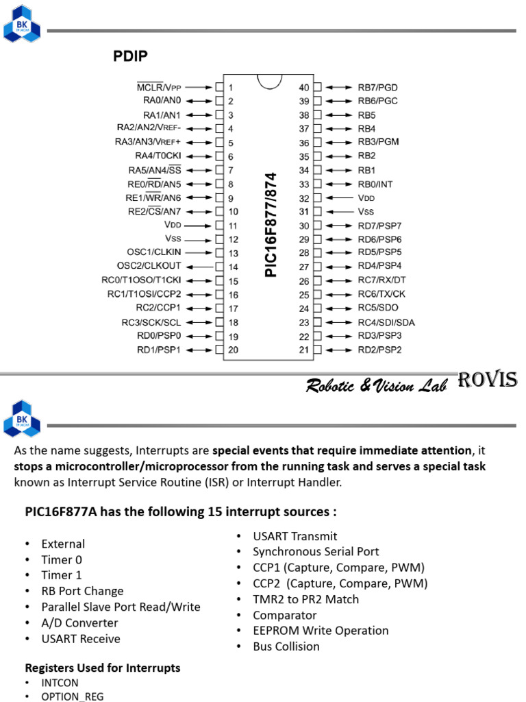 Pic16F877 Timer and Counter Rovis | PDF | Microcontroller | Computing