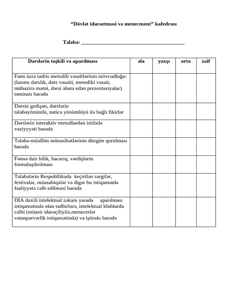 Sorğu-anket | PDF
