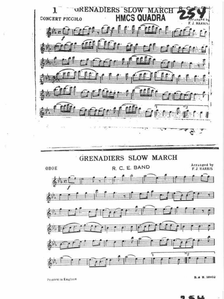 Grenadiers Slow March | PDF