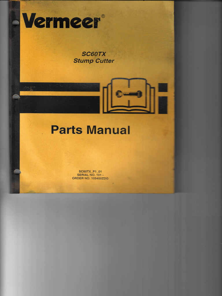 SC60TX Parts Manual | PDF
