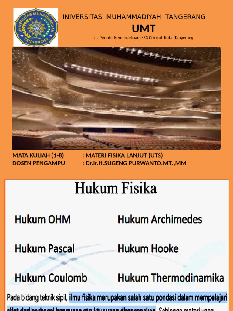 Fisika Lanjut Materi Uts 2025 | PDF