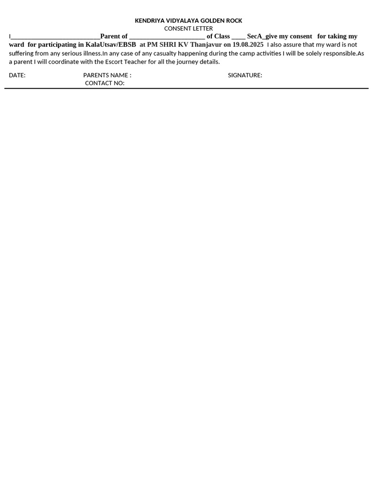 Consent Form | PDF