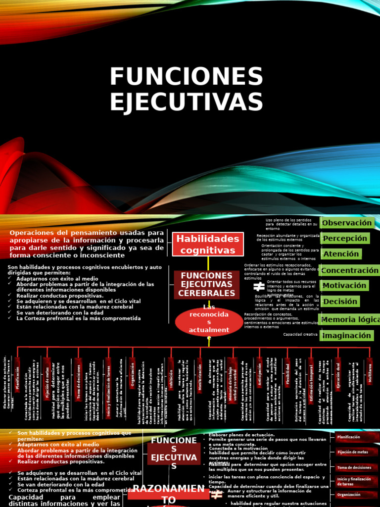 funciones ejecutivas 2019 | PDF | Atención | Cognición
