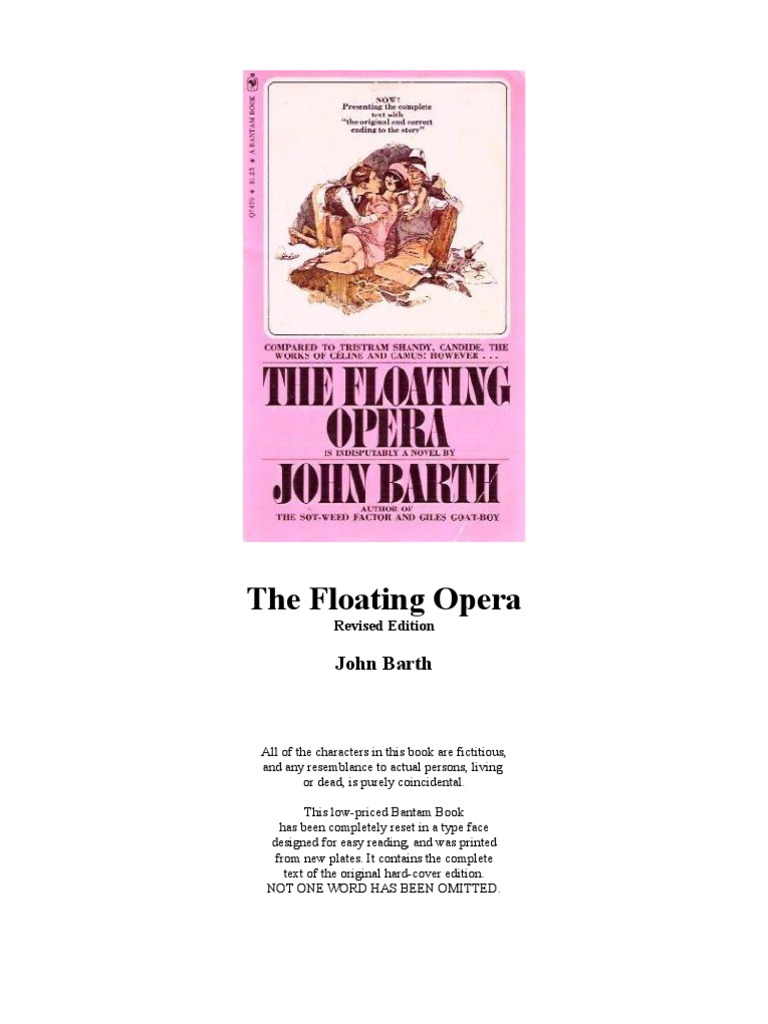 John Barth Floating Opera 1979 | PDF | Marxism