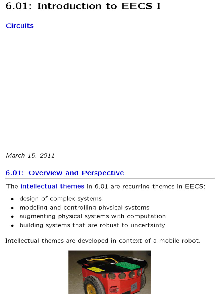 MIT6 01SCS11 Lec07 | PDF | Visual Cortex | Electrical Network