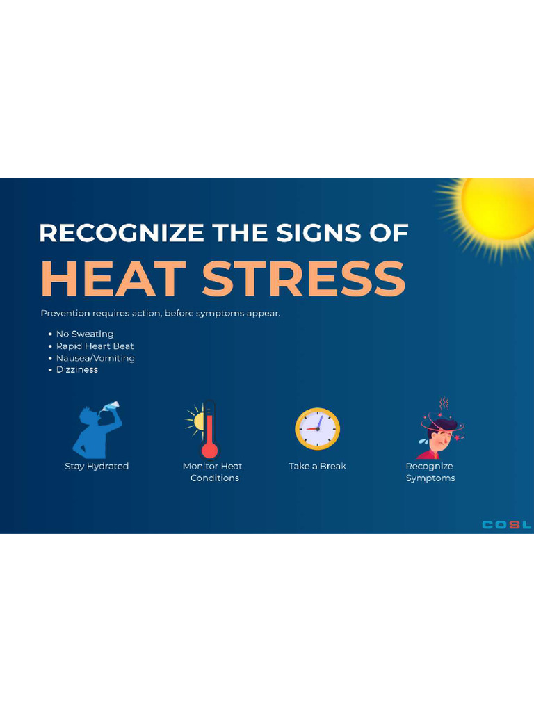 Heat Stress Poster | PDF