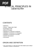 GDC Standard and The 9 Principles | PDF | Dentistry | Informed Consent