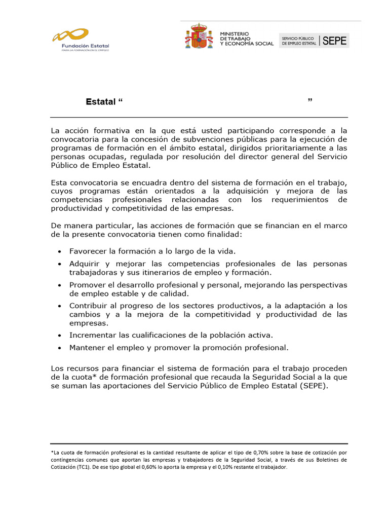 Nota Informativa Alumnos | PDF
