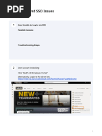 SOP - MyHR & MyHRMS Login Through SSO | PDF