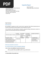 Final Inspection Report Template | PDF