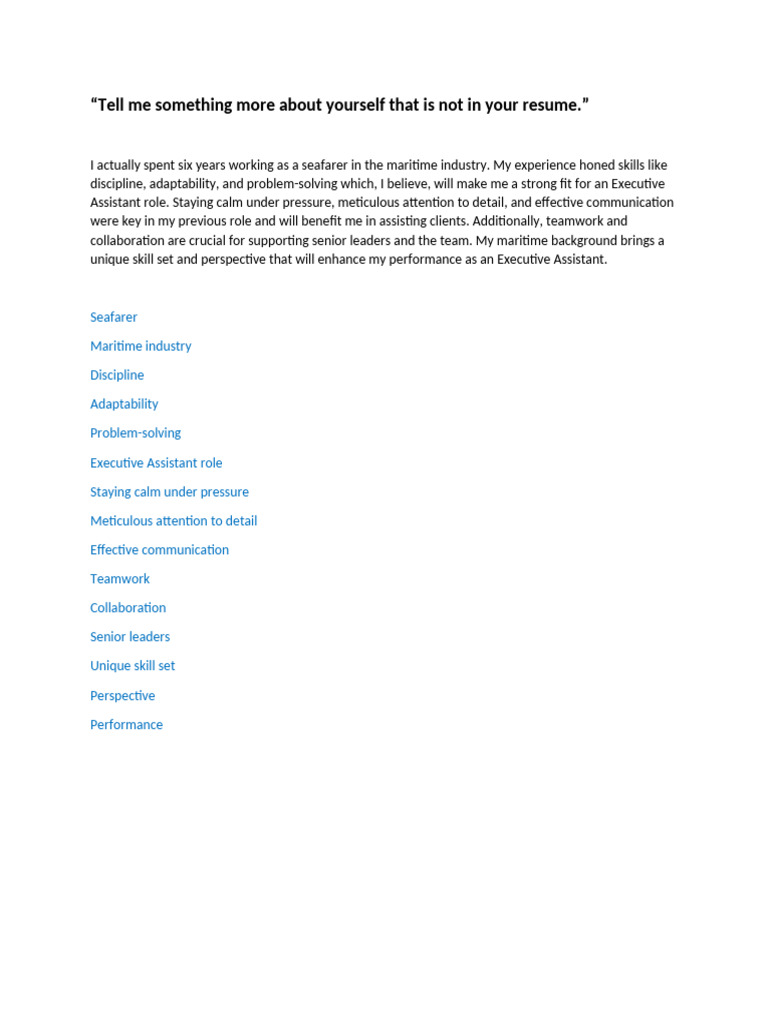 Athena Executive Assistant Interview Insights | PDF | Social Psychology ...