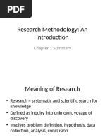 Detailed Research Methodology Notes C R Kothari | PDF