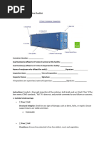 7-Point Container Inspection Checklist | PDF | Components ...