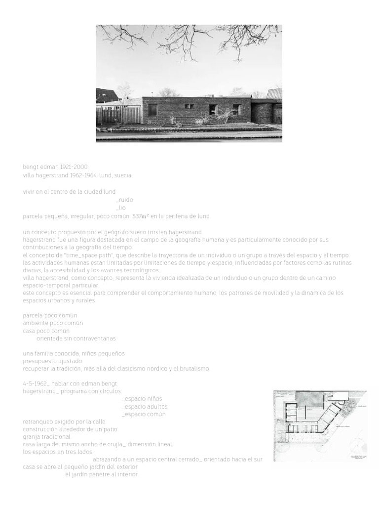 Villa Hagerstrand - Bengt Edman | PDF