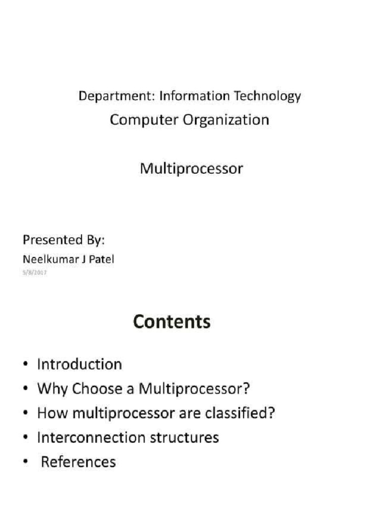 Multiprocessor Basic | PDF