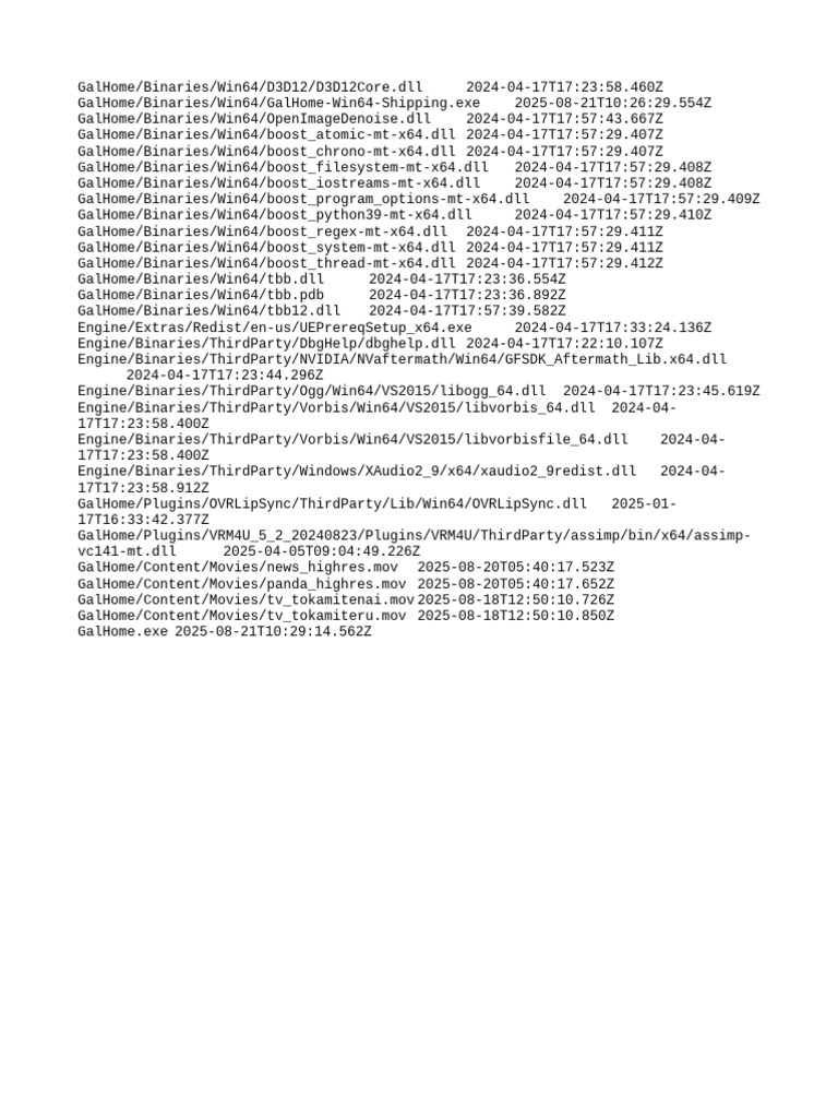 Manifest NonUFSFiles Win64 | PDF