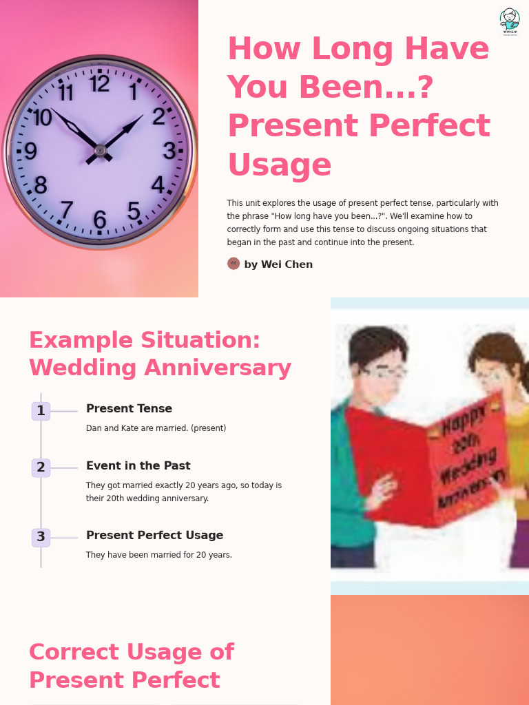 Unit 11 How Long Have You Been Present Perfect Usage | PDF | Semantics ...