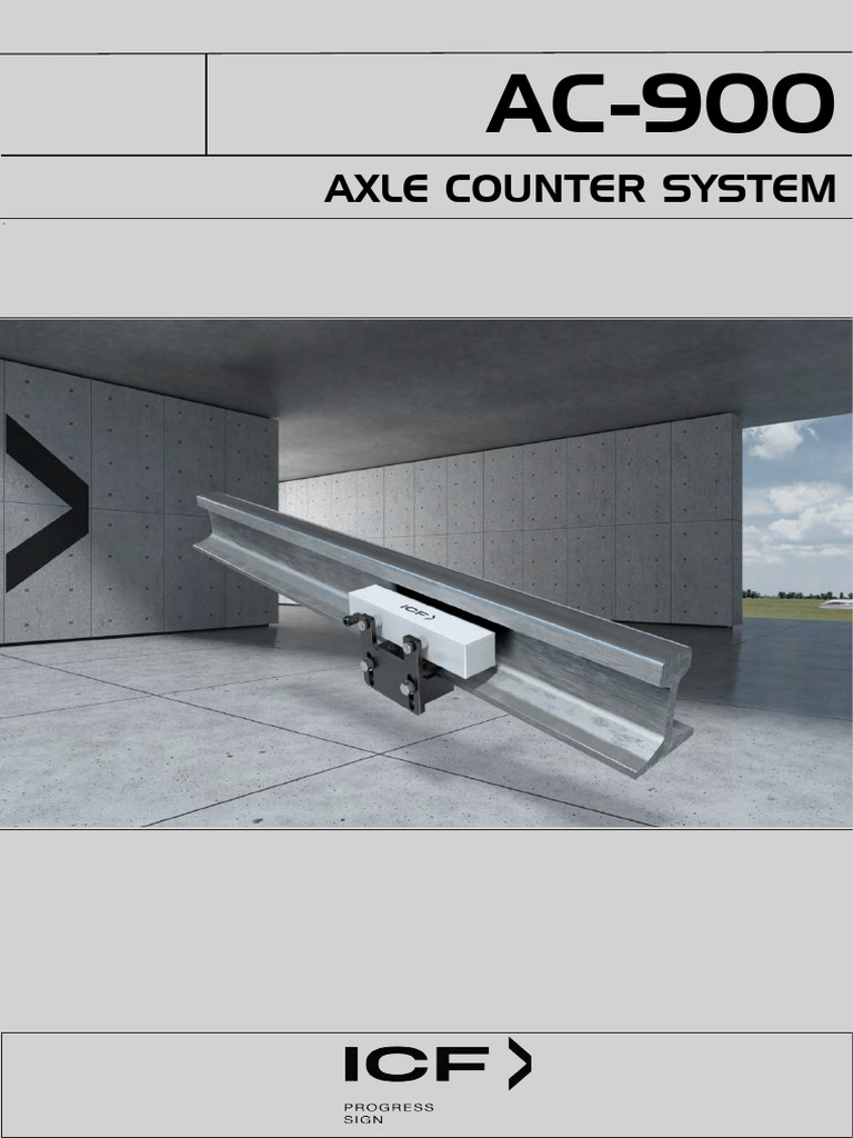 AC-900 Axle Counter System BW R | PDF | Sensor | Computer Engineering