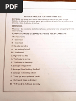 Setswana Flashcards with English Meanings | PDF
