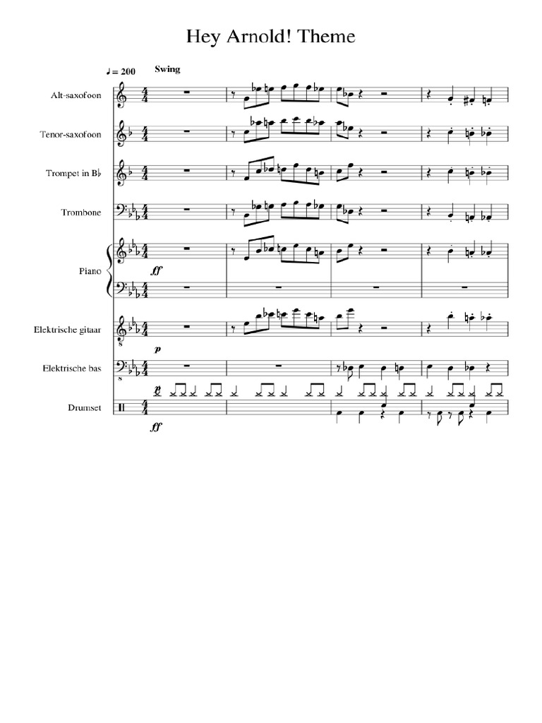 Hey Arnold Theme Pdf