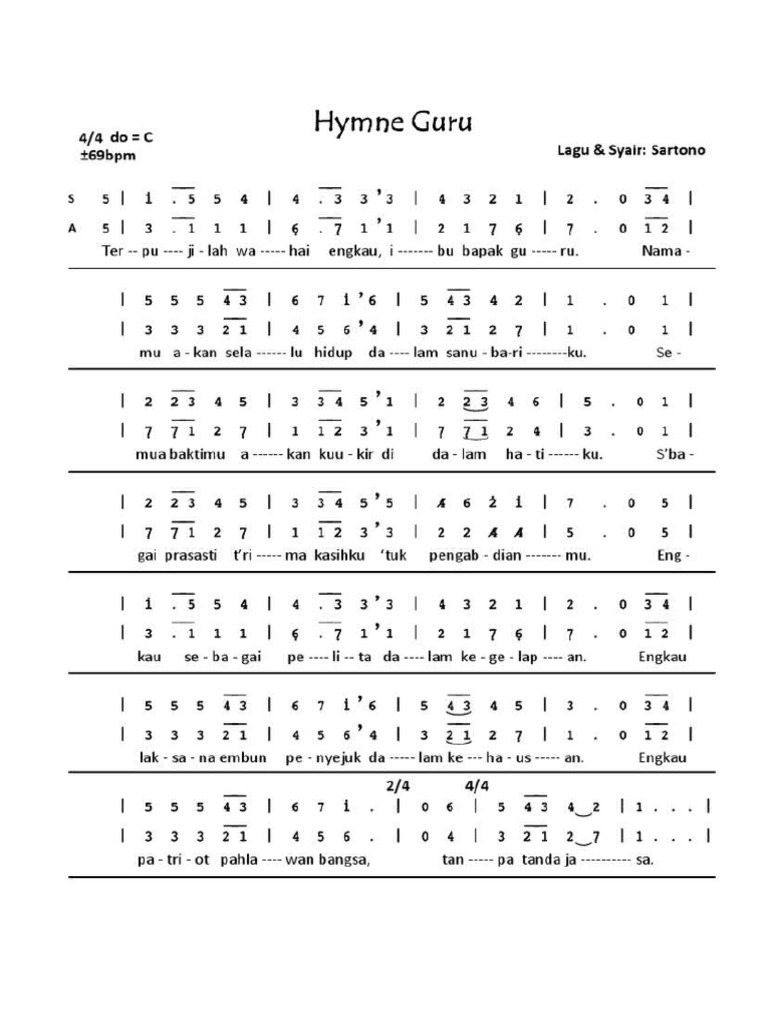 Hymne Guru | PDF