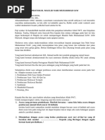 Teks MC Muhadhoroh | PDF