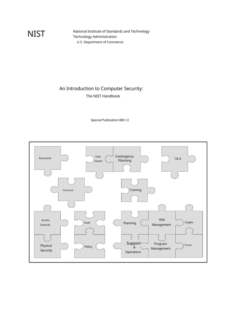 An Introduction To Computer Security | PDF