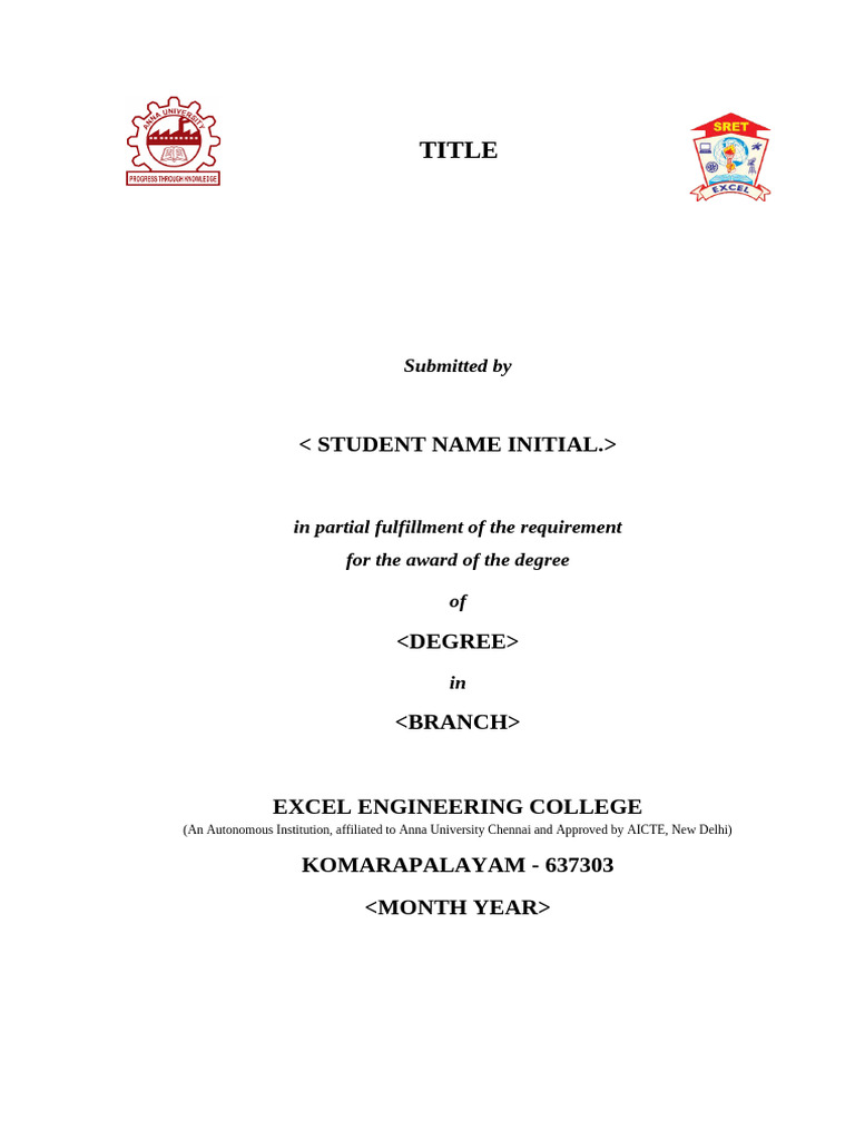 Knowledge Demonstration Report-Format | PDF | Thesis