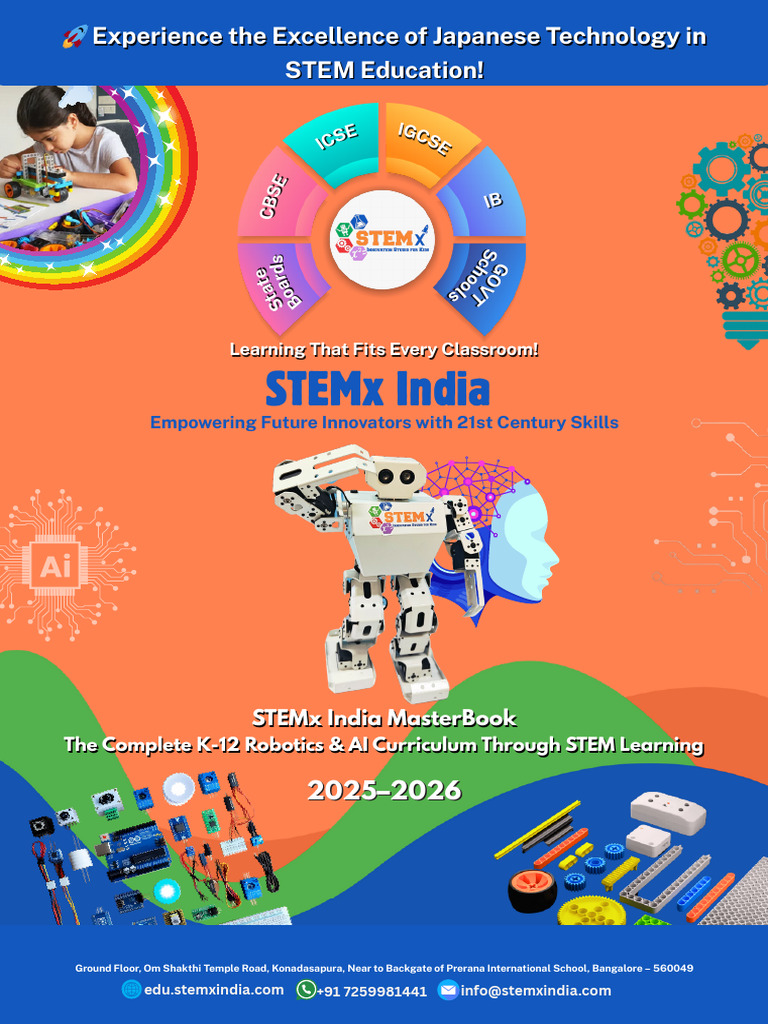 K-12 Robotics & AI STEM Curriculum | PDF | Gear | Machines