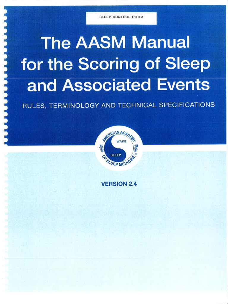 Aasm 2.4V Scoring Manual | PDF