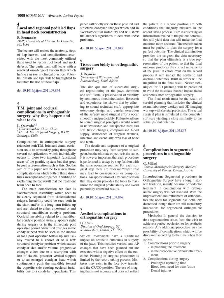 Aesthetic Complications in Orthog 2011 International Journal of Oral ...