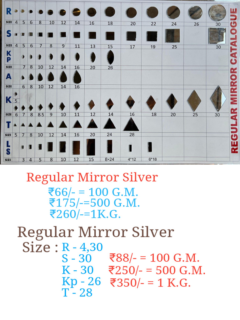 Mirror Pricing for Gold and Silver | PDF