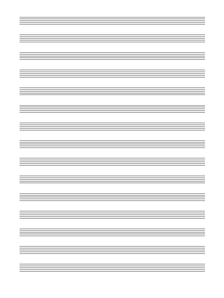 Hoja Pentagramada | PDF
