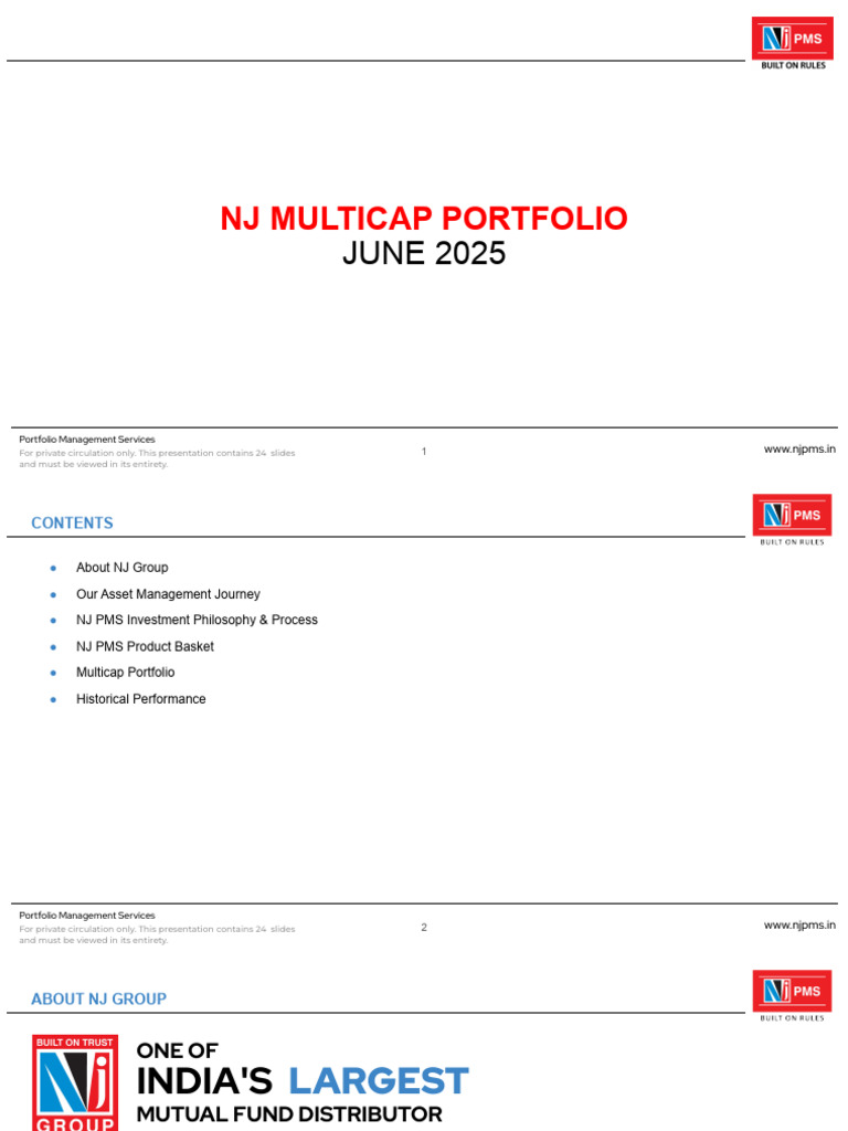 Multicap Portfolio Product Presentation | PDF | Investing | Investment ...