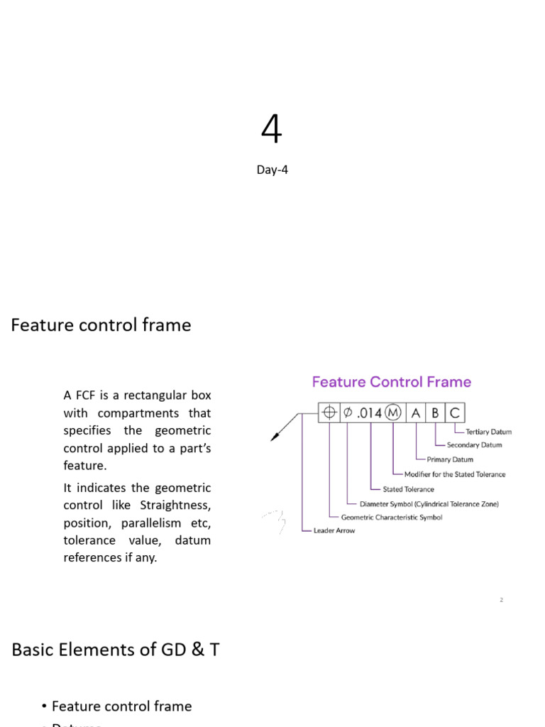 Understanding Feature Control Frames in GD&T | PDF