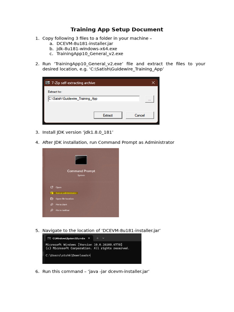 Guidewire Training App Installation Guide | PDF