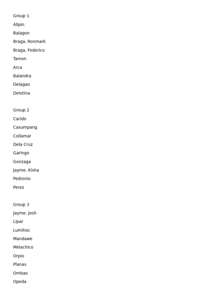 9 - Stephanie Performance Task Groups | PDF