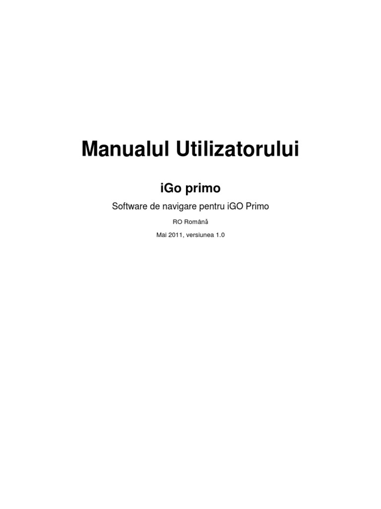 Manual Igo Rom Pdf